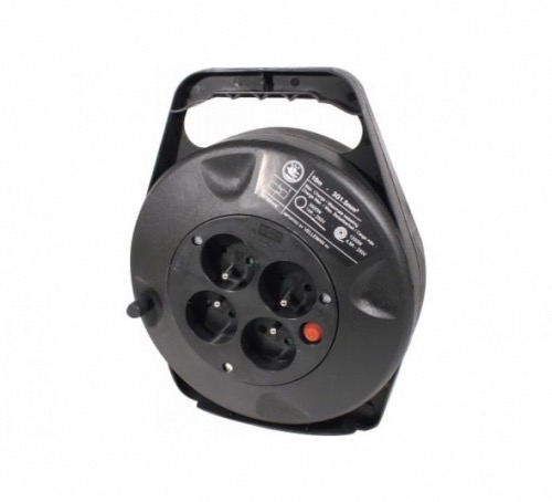 Achat rallonge 10 mètres avec enrouleur et 4 multiprises